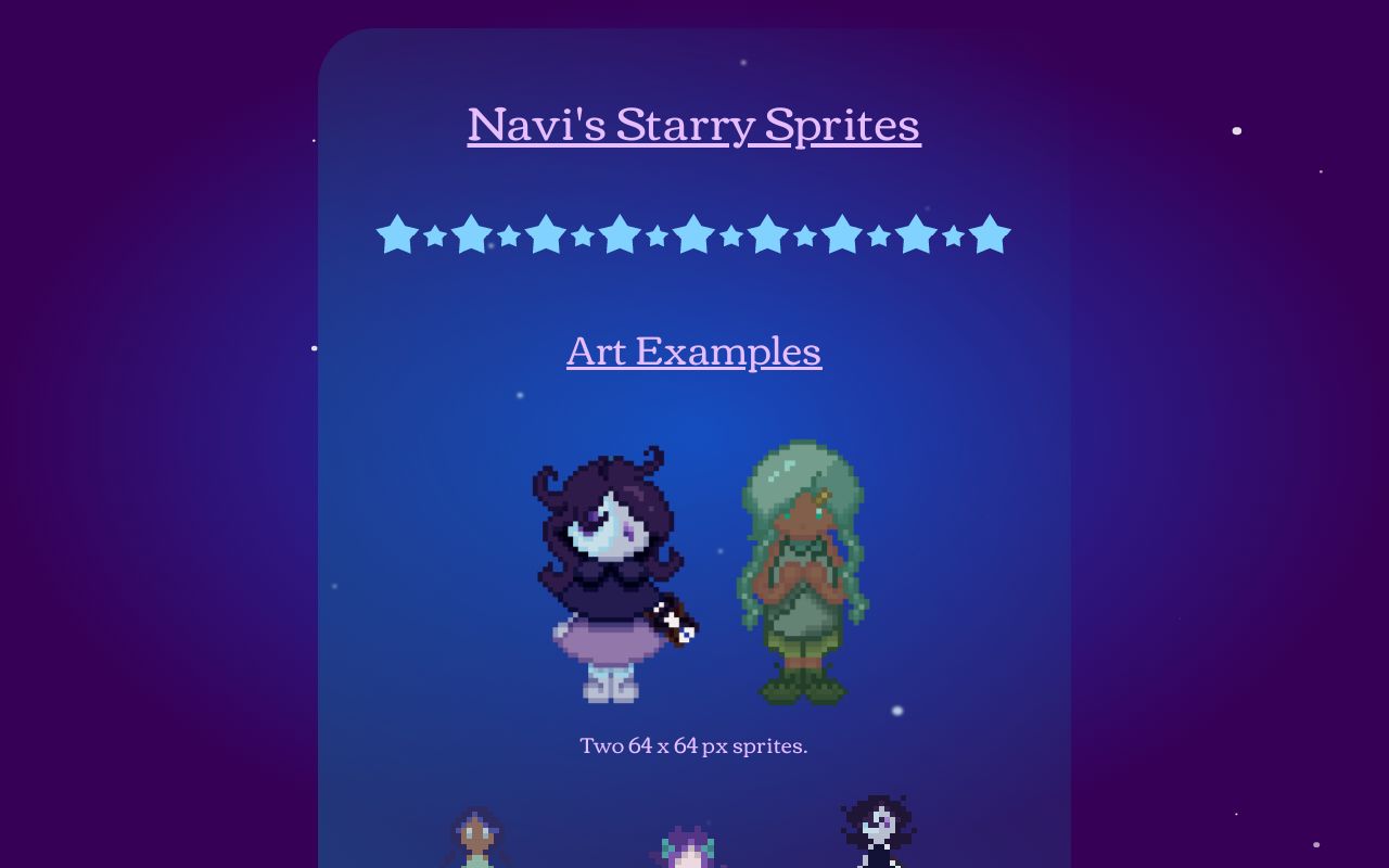 Navi's Starry Sprites